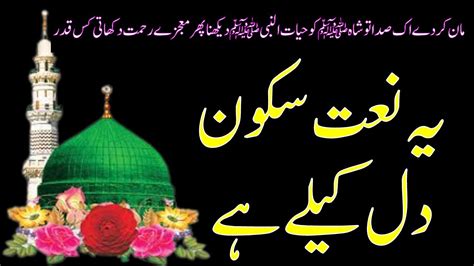 New Naat Sharif Maan Kar De Ik Sada Tu Shah S A W Ko Hayat Un Nabi