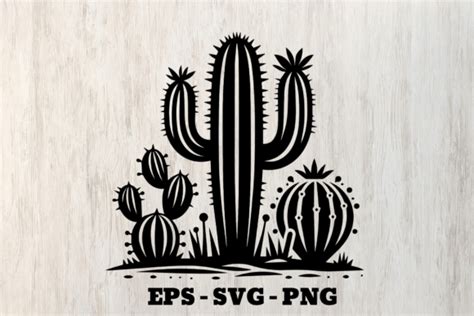 Cactus Svg Cactus Flower Svg Succulent Graphic By Craftsmaker