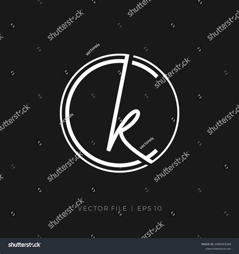 Initials Letters Kc Ck Handwritten Inside Stock Vector Royalty Free 2494341169 Shutterstock