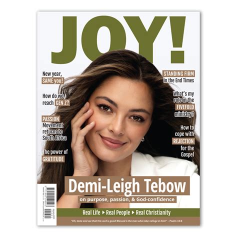 Joy Magazine January Issue 2025 Joy Ts