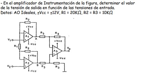 Solved In The Instrumentation Amplifier In The Figure Chegg