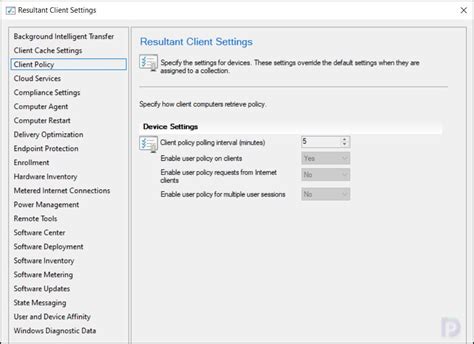Configure Client Settings In Sccm Configuration Manager