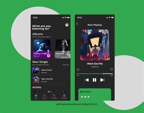 Music Player Ui On Behance