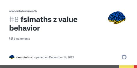 Fslmaths Z Value Behavior Issue Rordenlab Niimath Github