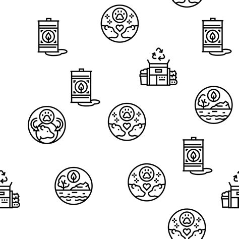 Ecology Protective Technology Vector Seamless Pattern 10142954 Vector Art At Vecteezy