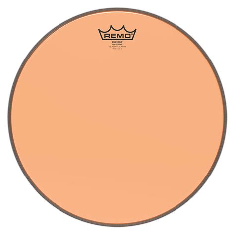 Remo Emperor Colortone Orange 16 Drum Head Drummers Paradise