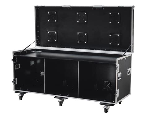 6 Screen Motorsport Telemetry Production Flight Case Nsp Cases