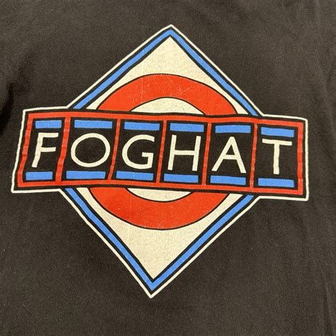 Vtg 90s Foghat Lonesome Daves World Tour Rock Band T Shirt 1990 Black