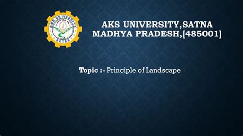 Principle Of Landscap Detail Analysis Crop Pptx