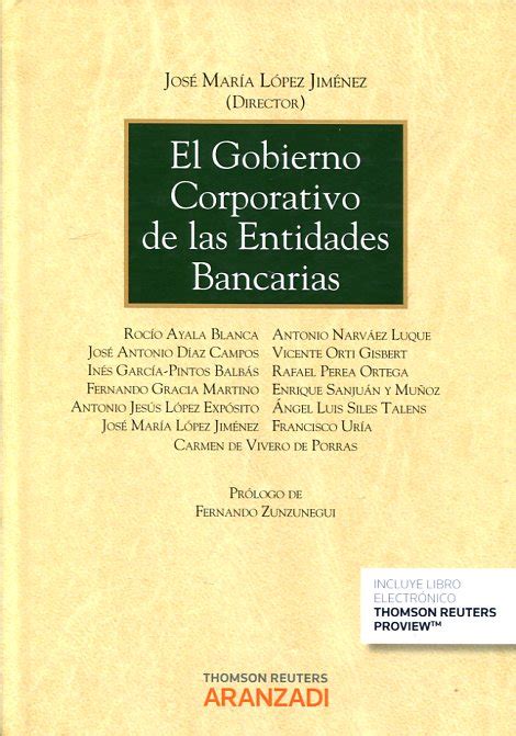 Libro El Gobierno Corporativo De Las Entidades Bancarias