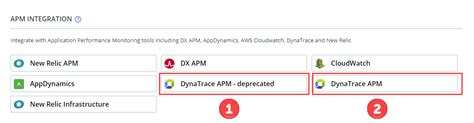 integrate with dynatrace apm