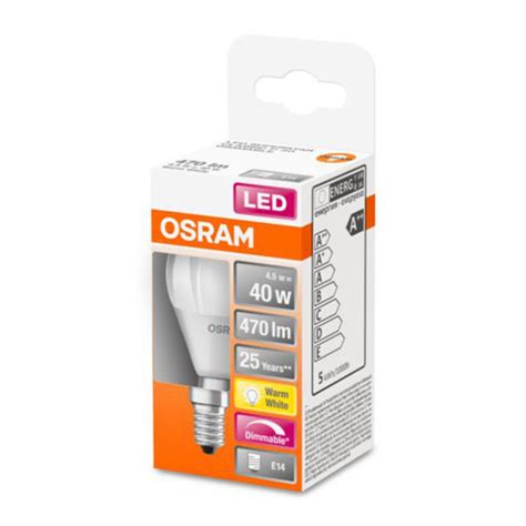 Osram Led Bulb E W Superstar Matt Dim Lights Ie