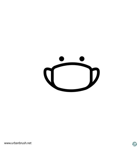 마스크 아이콘 일러스트 Ai 무료다운로드 Free Mask Icon Illustration Urbanbrush