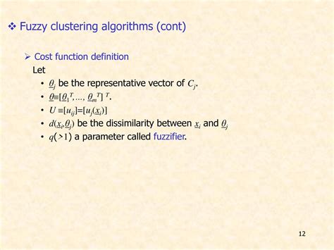 CLUSTERING ALGORITHMS VIA FUNCTION OPTIMIZATION - ppt download