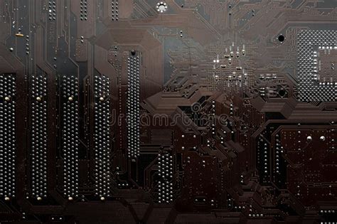 Computer Electronic Microcircuit Motherboard Tracks Computer Security Technology Neural
