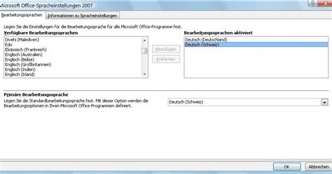 Word 2007 Rechtschreibprüfung In Ch Deutsch Pctipp Ch