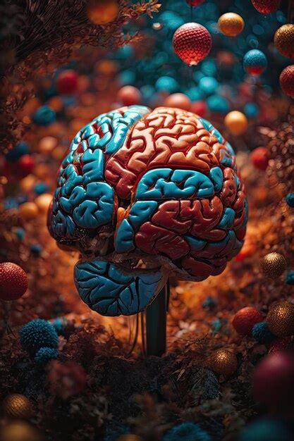 Premium Ai Image Human Brain Detailed Structure