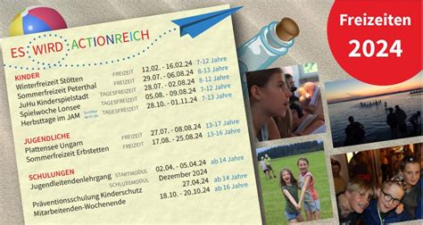 Freizeiten 2024 Evangelisches Jugendwerk Bezirk Ulm CVJM Ulm E V