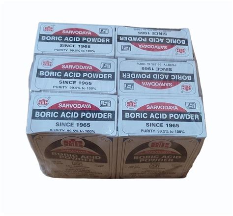 White Technical Grade 100gm Sarvodaya Boric Acid Powder At Rs 420kg In