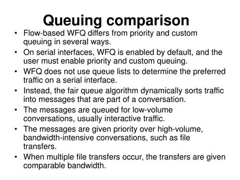 ppt managing network performance queuing and compression powerpoint