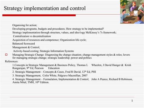 Strategy Implementation And Control 2ppt