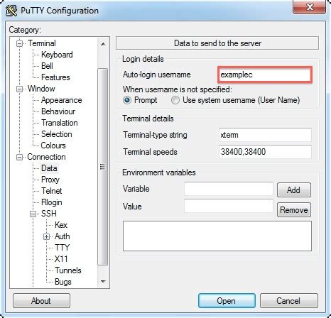Putty Ssh Settings Airportmokasin