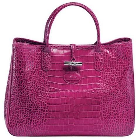 Sac Longchamp Cuir Noir Roseau