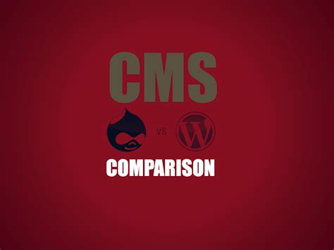 wordpress vs drupal content management system comparison fromdev