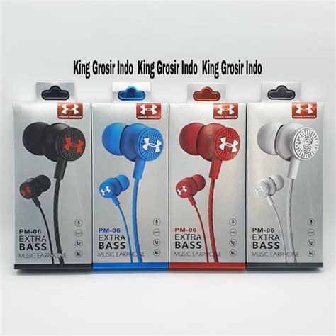 Jual Headset Handsfree JBL PM Earphone JBL PM EXRTA BASS PM VC Shopee Indonesia