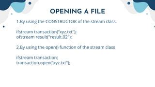 File Handling In C PPT