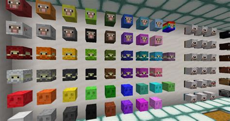 All Mob Heads для Minecraft 1218