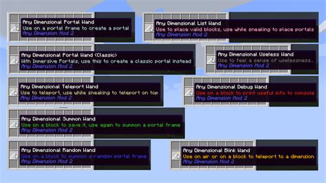 Any Dimension Mod