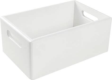 Creative Deco Caisse Bois Rangement Blanc 30 X 20 X 13 Cm 1cm