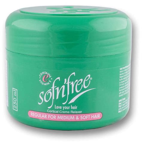 Cortical Creme Relaxer 250ml For Shiny Hair Sofnfree Cosmetic