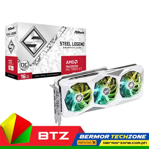 ASRock AMD RADEON RX XT Steel Legend GB OC Graphics Card Bermor Techzone