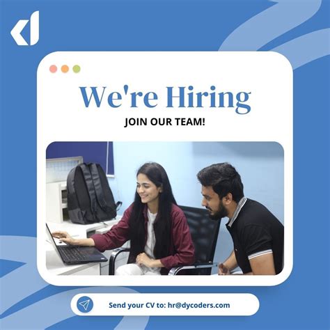Dycoders On Linkedin Dycoders Hiring Hiringnow Wearehiring
