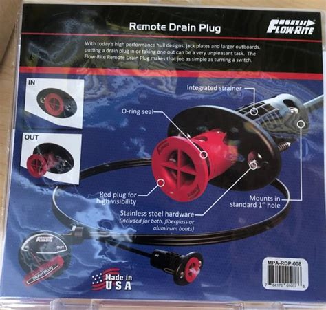 Adding A Flow Rite Remote Drain Valve To Your Livewell 42 Off