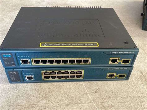 2 Qty Cisco 3560 Series Switch Sierra Auction Management Inc