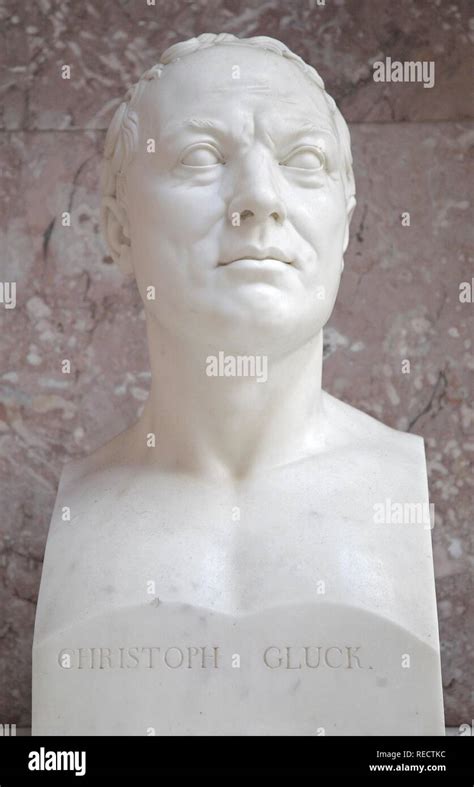 Bust Of Christoph Willibald Gluck German Composer Of The Early