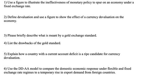 Solved 1 Use A Figure To Illustrate The Ineffectiveness Of