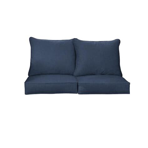 SORRA HOME 23 In X 23 5 In Sunbrella Spectrum Indigo Deep Seating