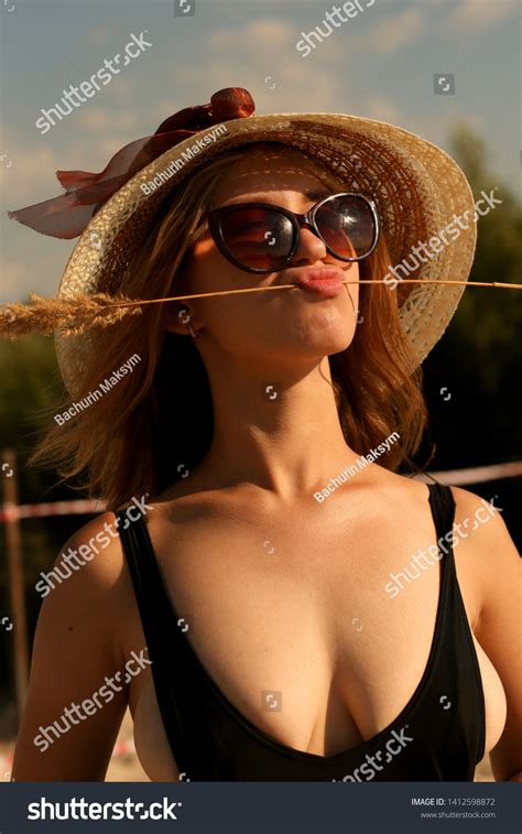 Sexy Sexually Girl Woman Tits Chest Stock Photo Shutterstock