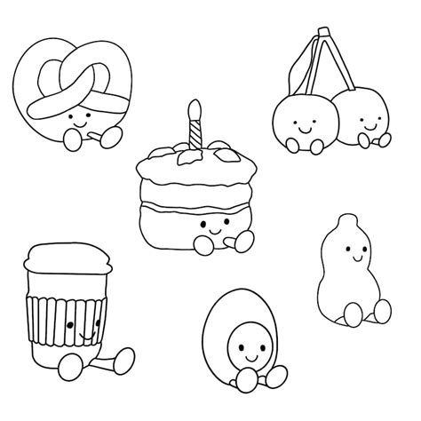 Jellycat Colour Pages Etsy Uk