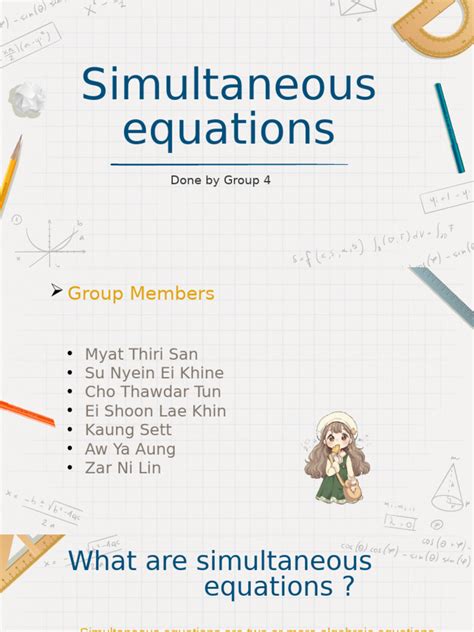 Simultaneous Equations Pdf Teaching Methods And Materials Science