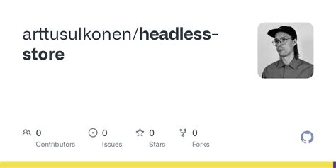 GitHub Arttusulkonen Headless Store