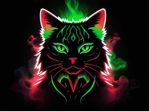 Premium Photo Vector Cute Cat Face Cartoon