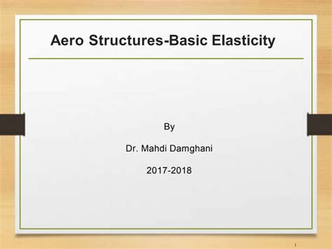 Basic Elasticity Ppt