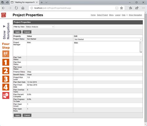 Project Properties