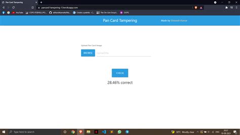 Github Shivijustme Pan Card Tampering The Purpose Of This Project Is