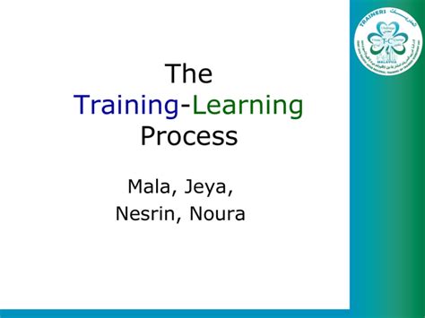 1the Training Learning Process English